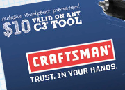 FREE $10.00 Craftsman C3 Tool Gift Card [EXPIRED] | FreebieShark.com