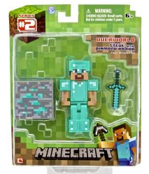 Amazon: Minecraft Diamond Steve Action Figure - Only $6.54 ...