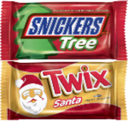 Kroger: FREE Snickers Tree or Twix Santa Singles | FreebieShark.com