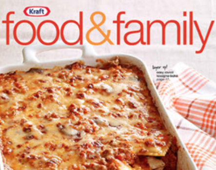 FREE Subscription to Kraft Food and Family Magazine | FreebieShark.com