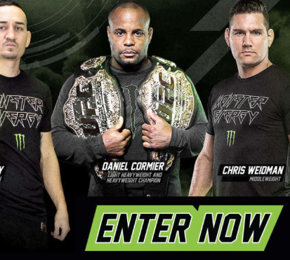 Enter to Win 1 of 100 FREE Monster UFC Prize Packs | FreebieShark.com