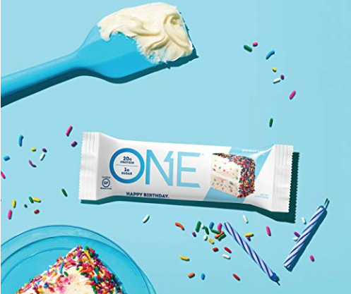 Amazon: One Bar Birthday Cake Protein Bars 12-Count - Only $16.24 ...