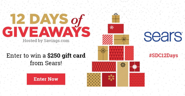 Enter to Win a FREE $250 Sears Gift Card (Today Only) | FreebieShark.com