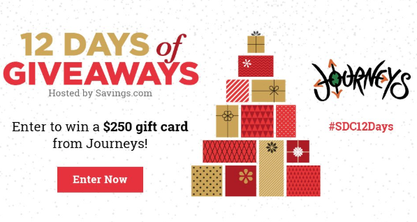 Enter to Win a FREE $250 Journeys Gift Card (Today Only) | FreebieShark.com