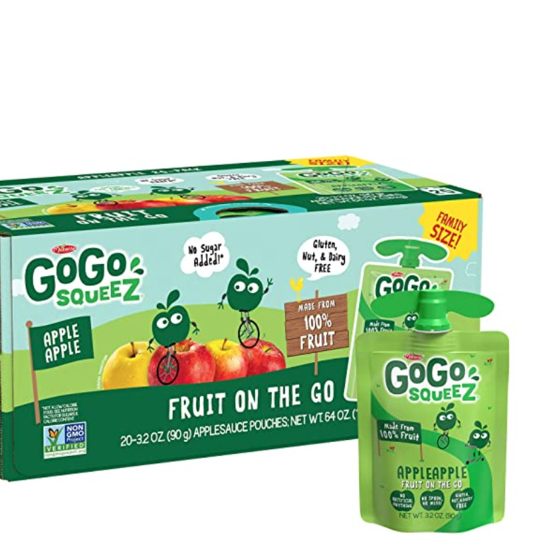 Amazon: GoGo squeeZ Applesauce Pouches 20 Count - Only $8.13 ...