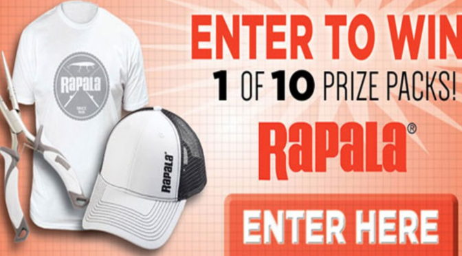 Enter to Win 1 of 10 FREE Rapala Gear Prize Packs | FreebieShark.com
