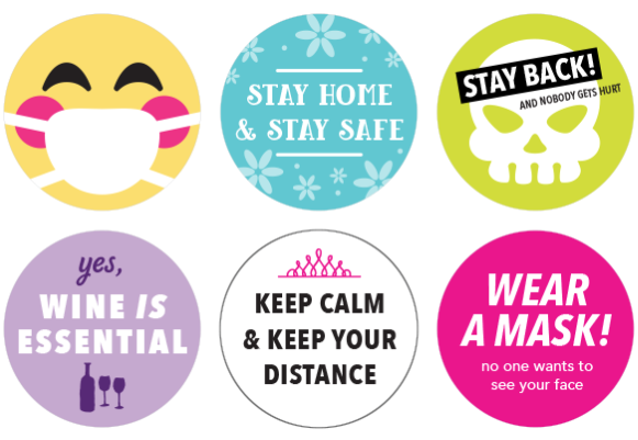 FREE Social Distancing Sticker Pack from Evermine | FreebieShark.com