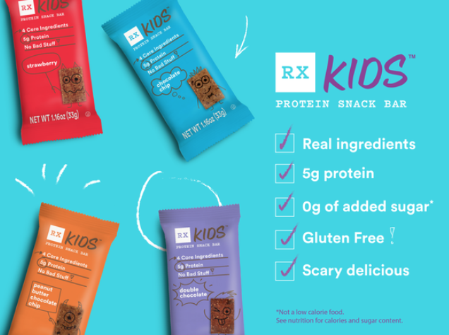 Free RX Kids Snack Bar — SavingsMania