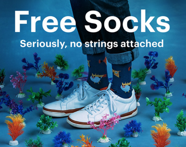 FREE Pair of Socks (Facebook) | FreebieShark.com