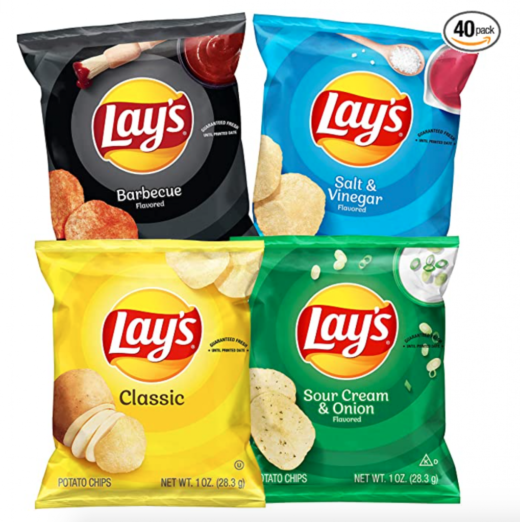 Amazon Prime: Lay's Potato Chip or Kettle Cooked Variety 40-Packs ...