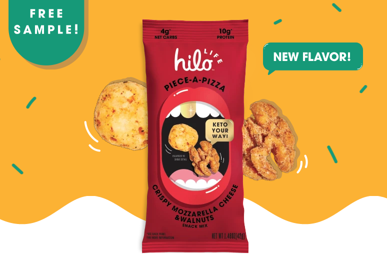 FREE Sample of Hilo Life Cheese & Walnuts Snack Mix | FreebieShark.com