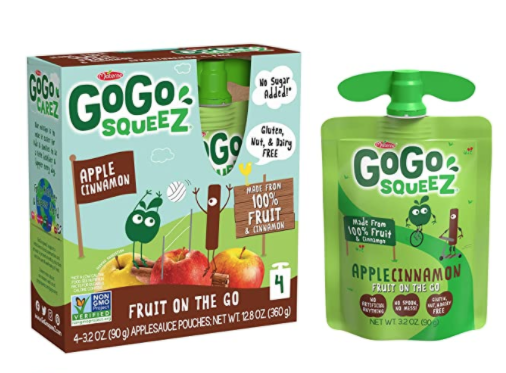 Amazon: GoGo squeeZ Applesauce Pouches 48-Count - Only $17.64 ...