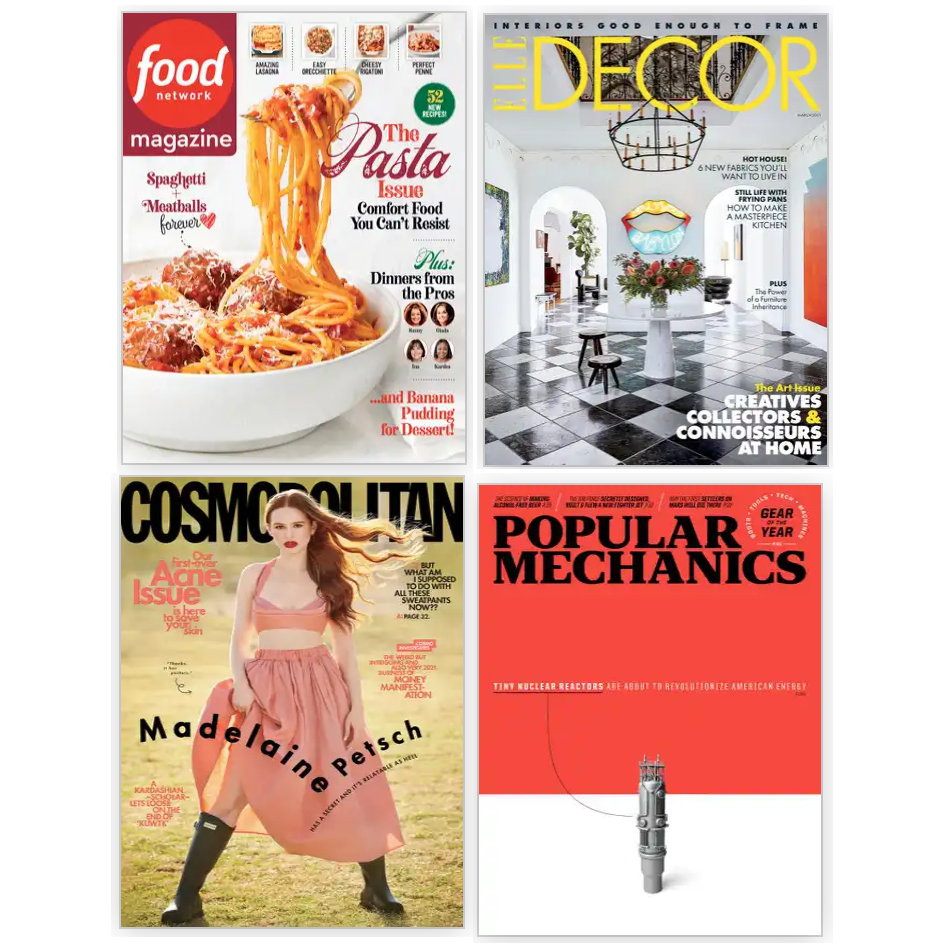 DiscountMags: Popular Magazine Subscriptions - 3 for $12 | FreebieShark.com