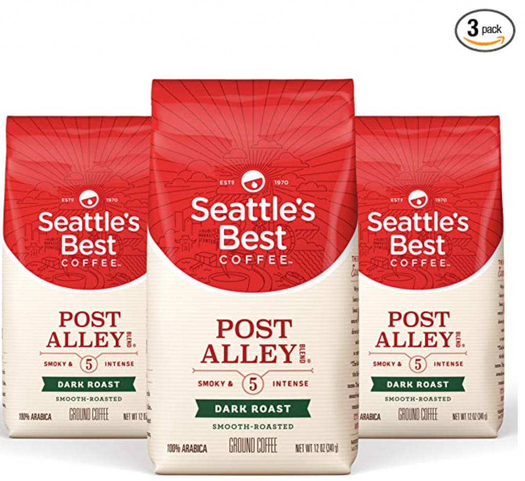 Amazon: Seattle's Best Post Alley Blend Coffee 3-Pack - Only $11.80 ...