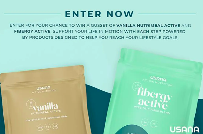 Enter to Win 1 of 200 FREE USANA Active Nutrition Products ...