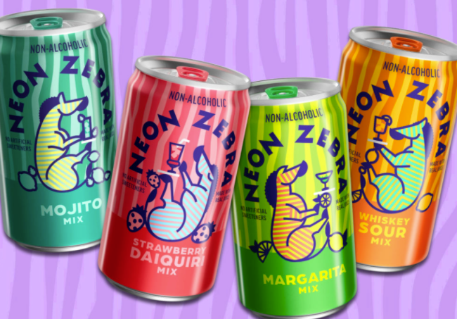 Publix: FREE Neon Zebra Cocktail Mixer 6-Pack | FreebieShark.com