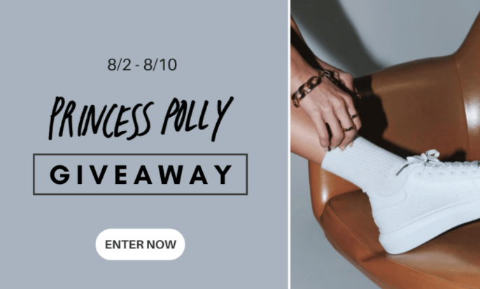Princess Polly $100 Gift Card Sweepstakes (5 Winners!) | FreebieShark.com
