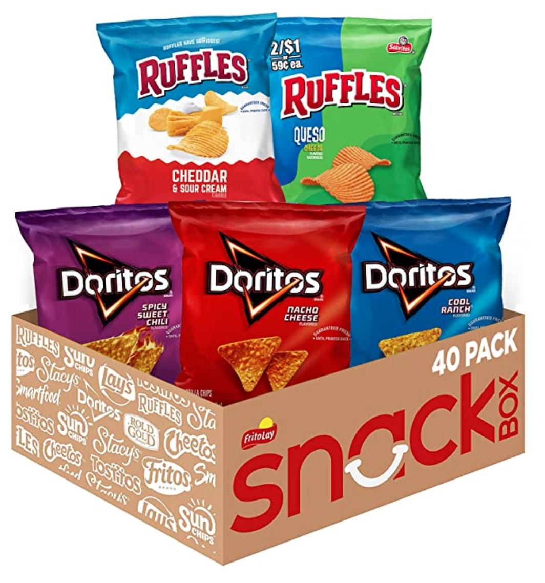 Amazon: Ruffles & Doritos Bold Mix 40-Count - Only $12.81 ...