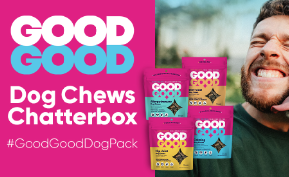 Chatterbox: Apply to Get a FREE Good Good Dog | FreebieShark.com