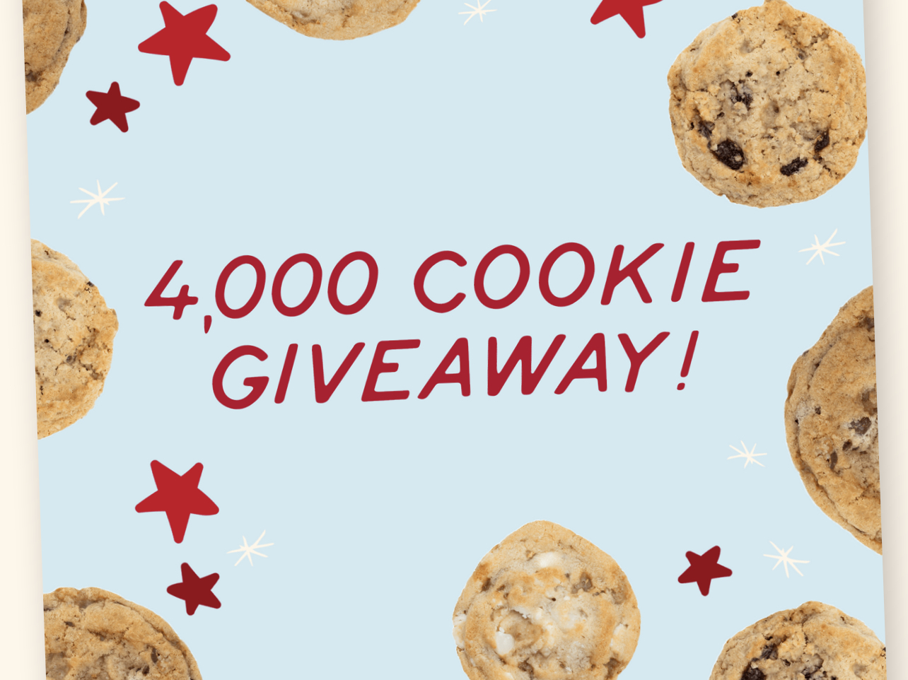 FREE Cookie from Christie Cookie Co (FIRST 4,000!) | FreebieShark.com
