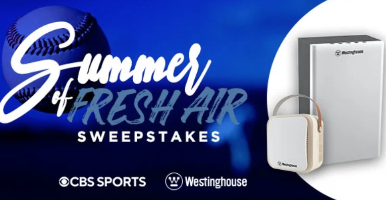 CBS Sports & Westinghouse Summer Sweepstakes | FreebieShark.com