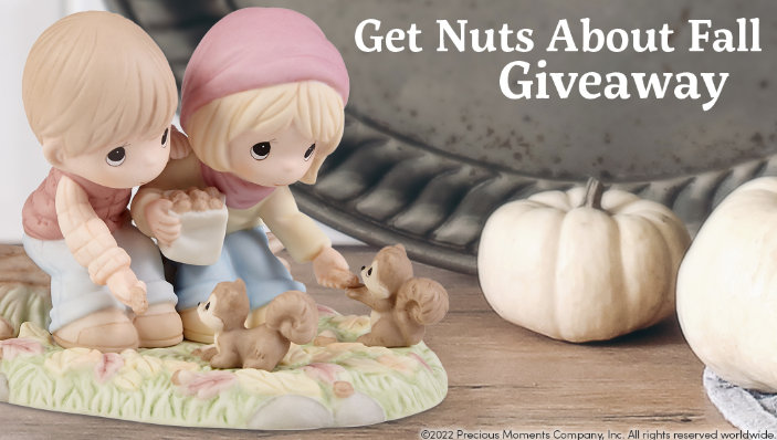 Precious Moments "Get Nuts About Fall" Sweepstakes | FreebieShark.com