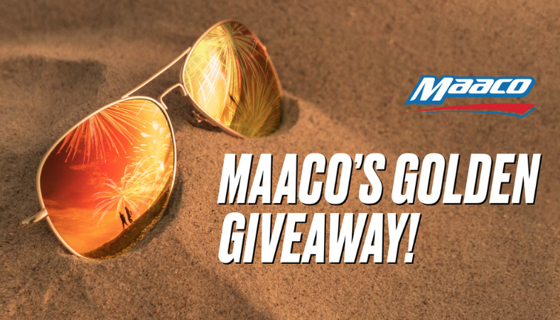 Maaco's Golden Sweepstakes (50 Winners!) | FreebieShark.com