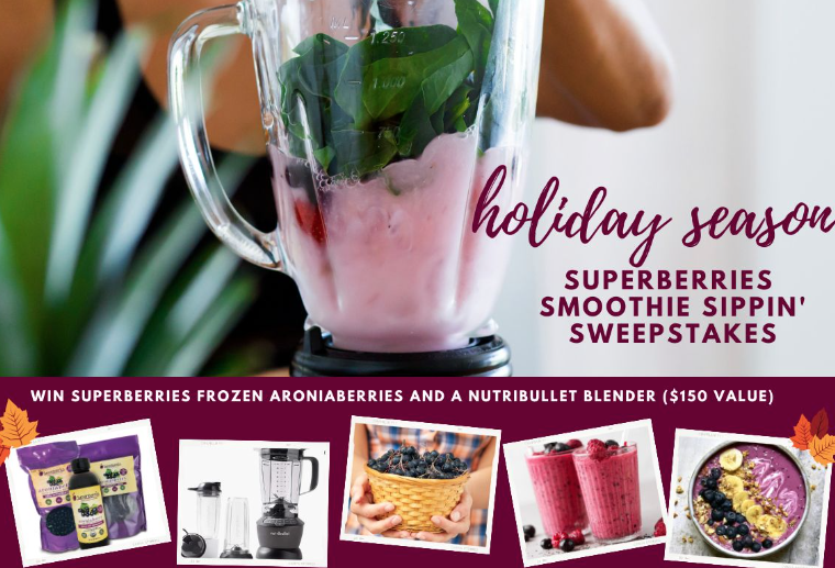 Superberries "Holiday Season Smoothie Sippin" Sweepstakes ...