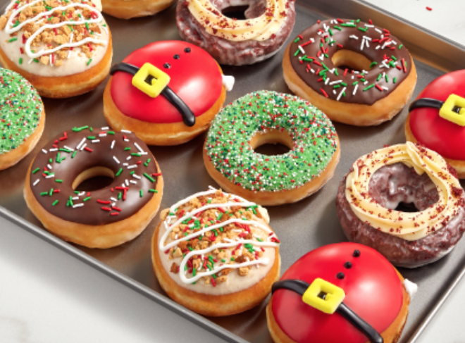 Krispy Kreme: FREE Santa's Bake Shop Doughnut w/ Purchase (Today Only ...