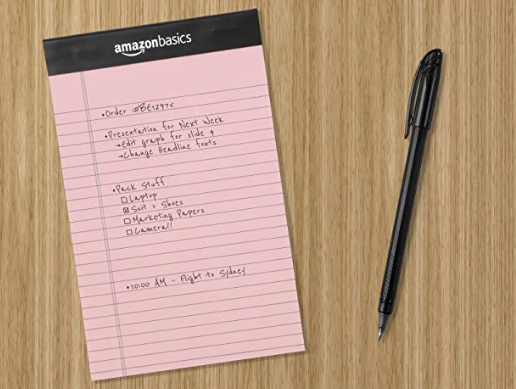 Amazon: Amazon Basics Writing Pads 6-Pack - Only $4.87 | FreebieShark.com