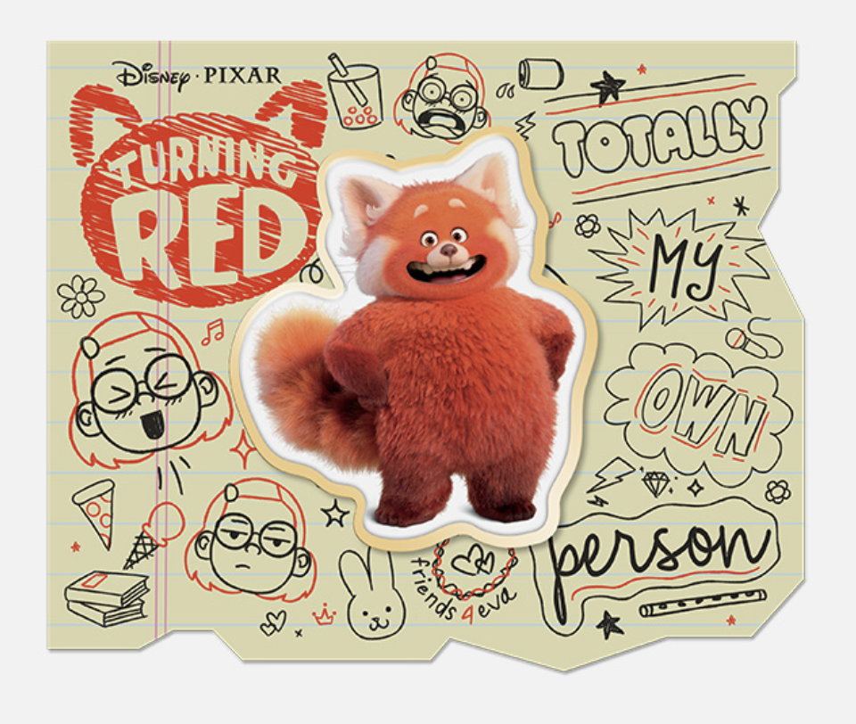 Disney+ Subscribers: FREE Meilin’s Red Panda from Turning Red Pin ...