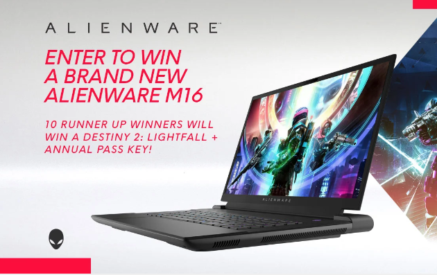 Alienware Gaming Laptop Sweepstakes (11 Winners!) | FreebieShark.com