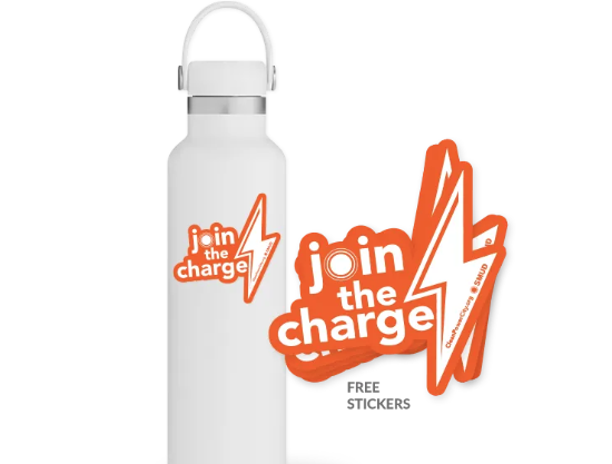 FREE Join The Charge Stickers