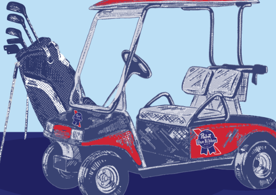 Pabst Blue Ribbon Golf Cart Sweepstakes