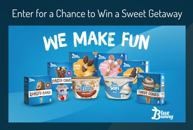 Blue Bunny Summer Instant Win Game