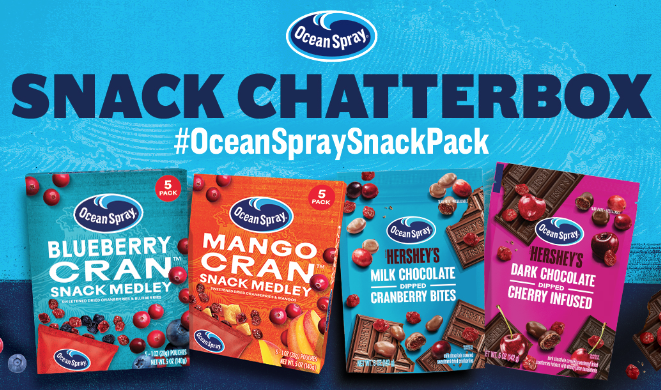 Chatterbox: Apply to Get a Ocean Spray Snack Chat Pack