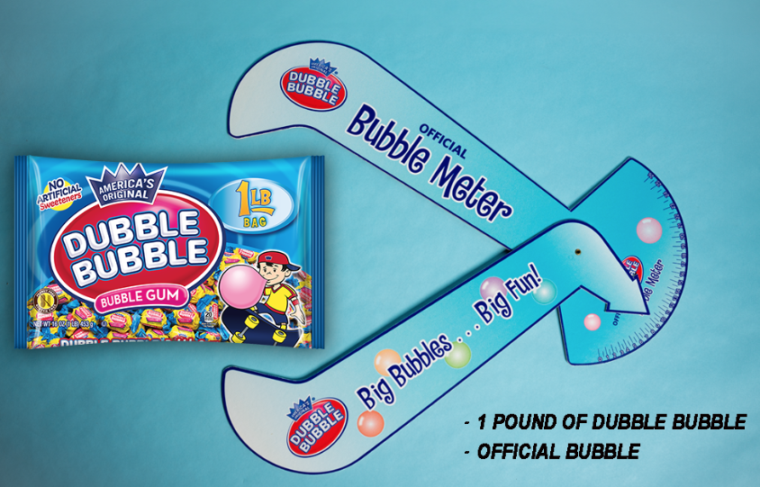 Dubble Bubble "Bubble Meter" Sweepstakes (20 Winners) | FreebieShark.com