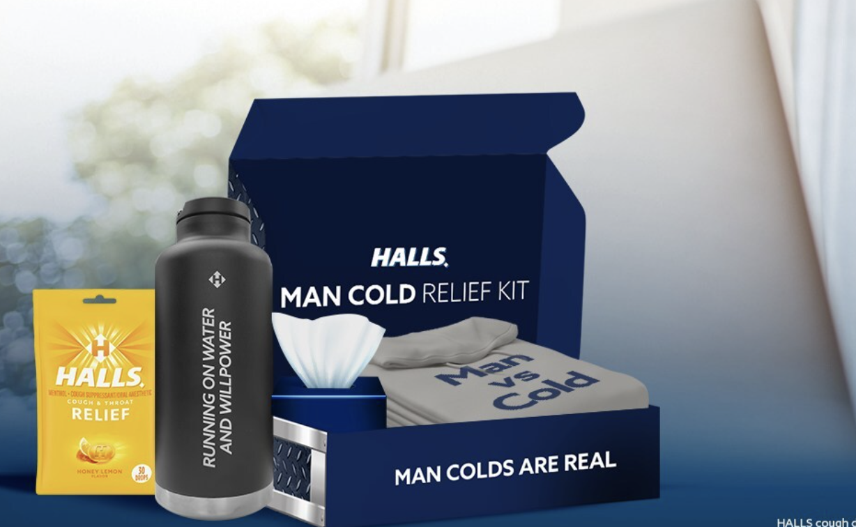 Mondelēz Halls “Man Cold” Sweepstakes (TikTok) | FreebieShark.com