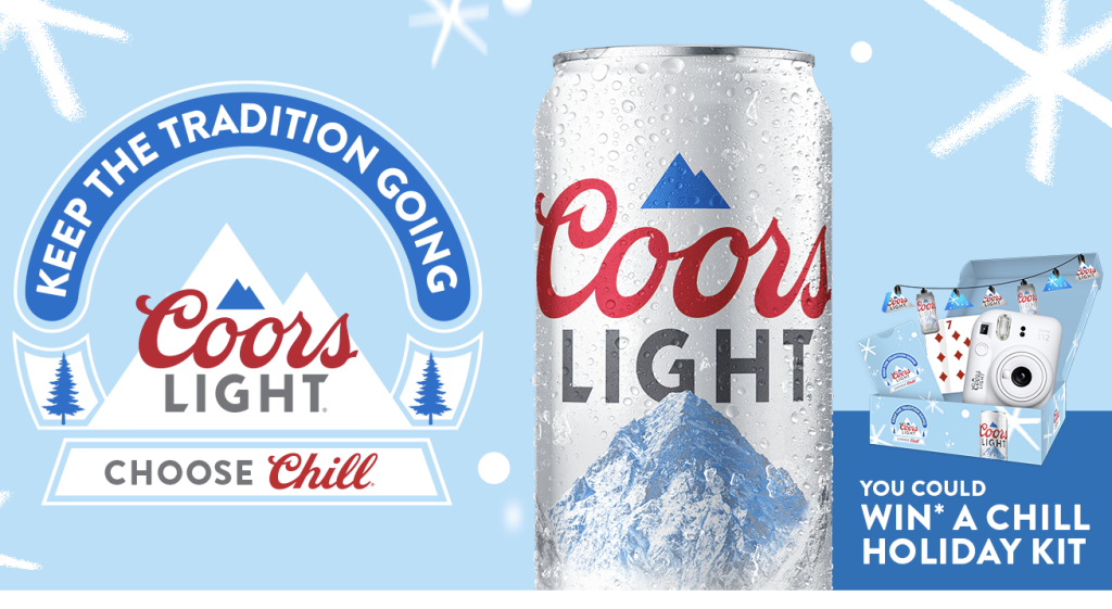 Coors Light Holiday Instant Win Game (1,650 Winners) | FreebieShark.com