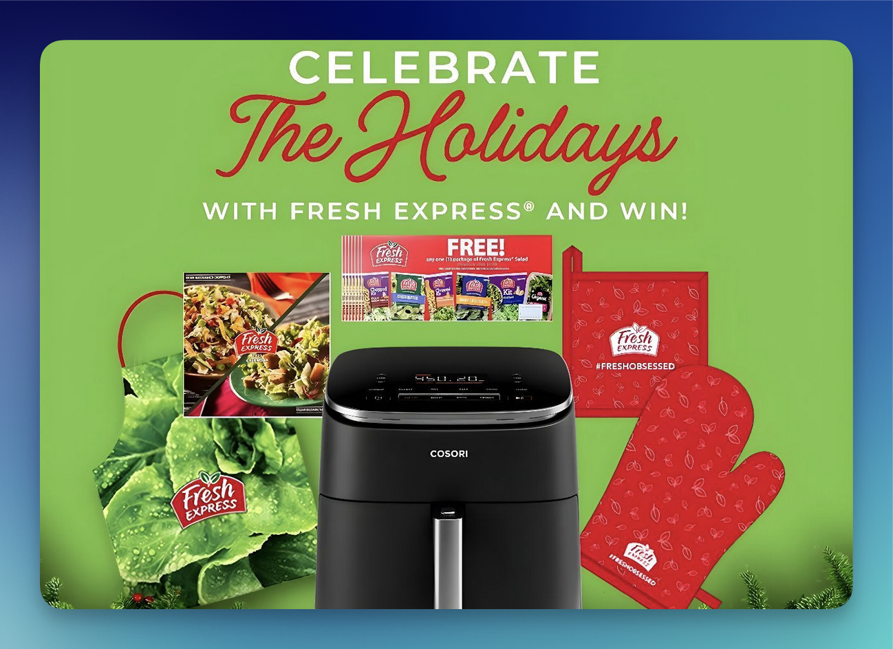 Fresh Express "12 Festive Days" Sweepstakes (37 Winners) | FreebieShark.com