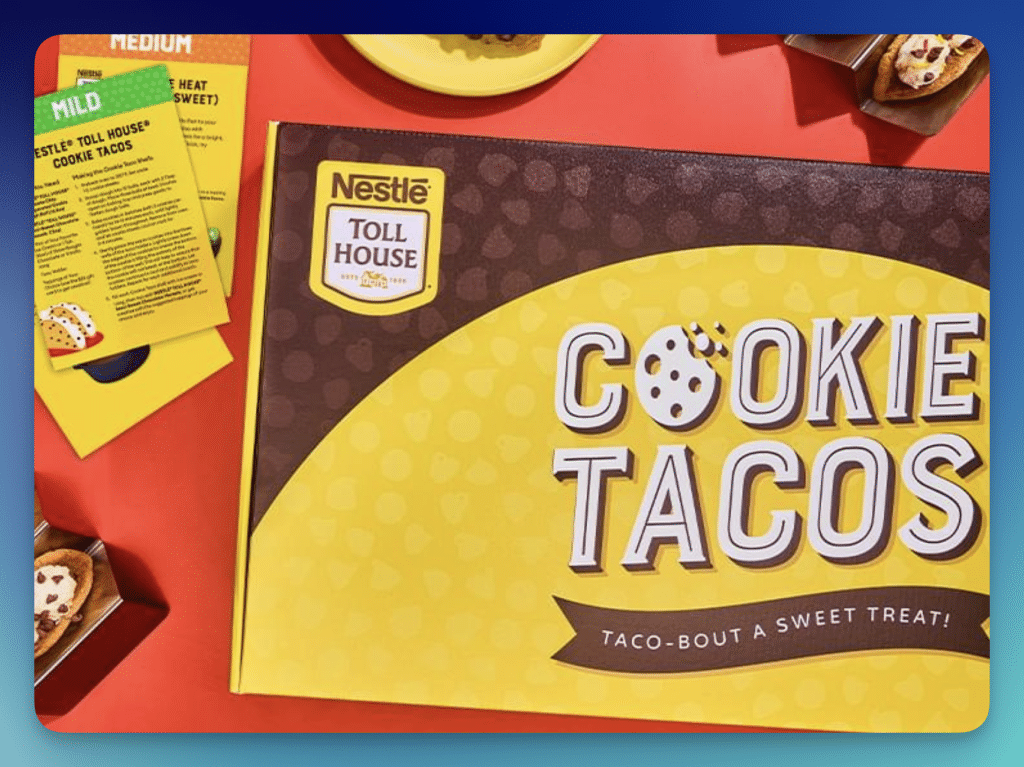 Nestle Toll House Giving Away FREE Cookie Tacos Kits (Oct 7, Nov 6, Dec ...